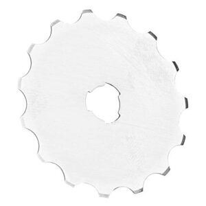 5Pcs Perforating Replacement Blades Crochet Edge Skip Blades Rotary Cutter Accessories for Crochet Edge Projects Fleece and Scrapbooking 45mm