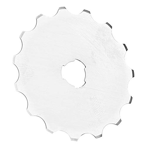 5Pcs Perforating Replacement Blades Crochet Edge Skip Blades Rotary Cutter Accessories for Crochet Edge Projects Fleece and Scrapbooking 45mm