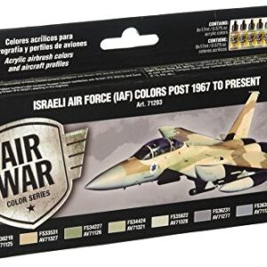 Vallejo Israeli Air Force (Iaf) Post 1967 To Present Set(8), 17ml