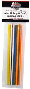 flex-i-file 0101 mini hobby & craft sanding sticks (15-pack)