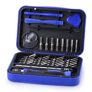 heiyrc 36-in-1 precision magnetic screwdriver set long bits driver home improvement repair tools kit for game console pc tablet laptop phone general household repair