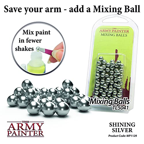 The Army Painter Warpaints Metallics: Shinning Silver – 1x 18ml Acrylic Paint Hobby Paint – Dungeons and Dragons Miniatures, Warhammer 40K Miniatures, Models – TTRPG D&D DND (WP1129)