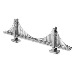 fascinations metal earth san francisco golden gate bridge 3d metal model kit