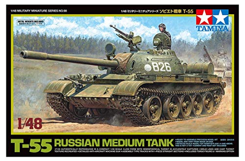 TAMIYA 32598 Russian Medium Tank T55 1:48 Plastic Model Kit