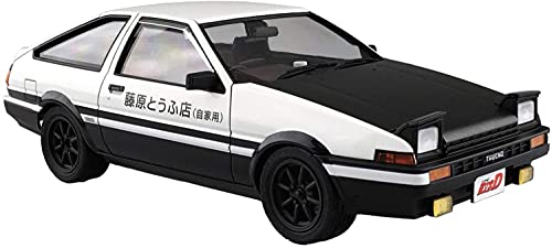 Aoshima Initial D No.6 Takumi Fujihara, AE86 Toreno, Volume 37 Specifications, 1/24 Scale Scale, Plastic Model Building Kit # 5961