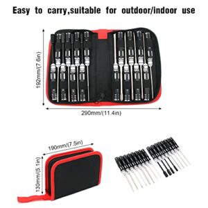 16pcs Hex Allen Screwdriver Kit - RC Hex Driver Set - Hex Nut Driver Set Wrench Key Driver Tool for Rc Car Traxxas Helicopter (Classic Edition)