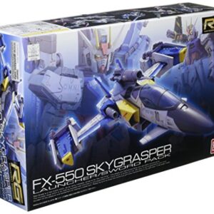 Bandai Hobby RG #6 Skygrasper with Launcher/Sword Pack Gudnam Seed Model Kit (1/144 Scale)