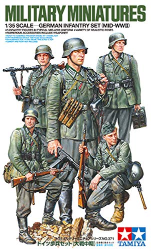 Tamiya 35371 1/35 German Infantry Set Mid WWII