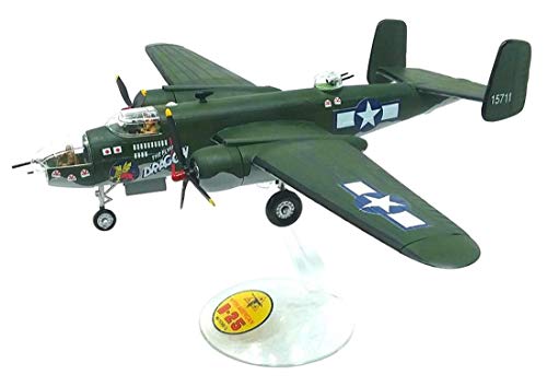 Atlantis B-25 Mitchell WWII Bomber Plastic Model Kit 1/64 Toy and Hobby