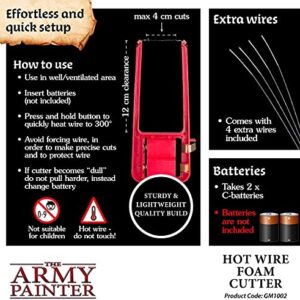 The Army Painter - GameMaster Hot Wire Foam Cutter - Hotwire Foam Cutting Tool and Styrofoam Cutter for Dungeon & Terrain and Wargames Scenery - Foam Board Cutter for Carving and Sculpting XPS Foam