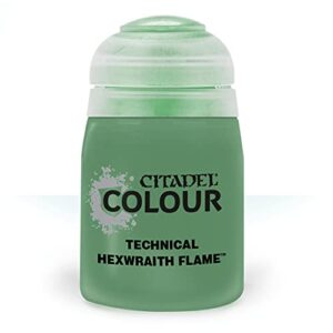 games workshop citadel pot de peinture – technical hexwraith flame (24ml)