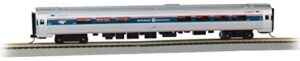 bachmann trains – 85′ budd amtrak amfleet – i cafÉ car – northeast regional phase vi #43344 – ho scale