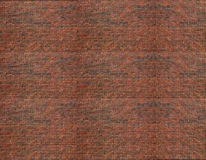 model train scenery paper -5 sheets 8.5″x11″ (dark calico brick, n scale)