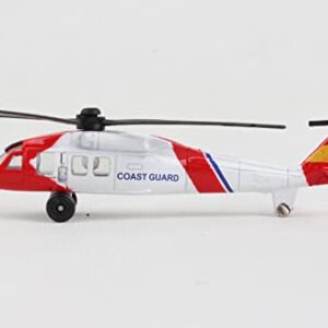 Daron Worldwide Trading Runway24 Coast Guard Helicopter, Black, Red