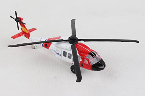 Daron Worldwide Trading Runway24 Coast Guard Helicopter, Black, Red