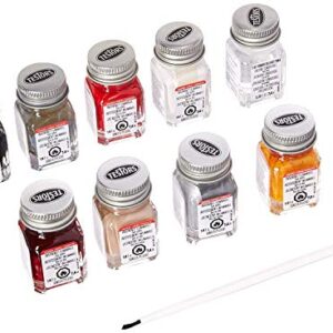 Testors 9120 Auto Detail Enamel Paint Set.25 oz bottles