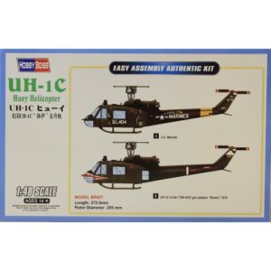 Hobby Boss Easy Assembly UH-1C Huey Airplane Model Building Kit