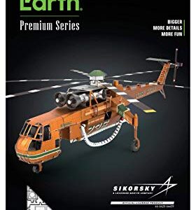 Metal Earth Premium Series S-64 Skycrane 3D Metal Model Kit Fascinations