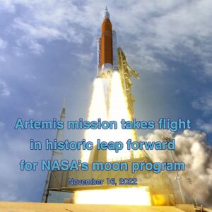 MARSTEP NASA Artemis Rocket Model (Congratulations on First Launch)- SLS Rocket Orion Spacecraft Moon Lander Crystal 3D Model Creative Gift