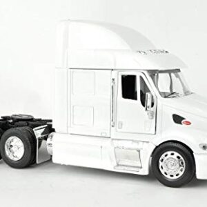 New Ray Toys New 1:32 NEWRAY Truck & Trailer Collection - Peterbilt 387 Trailer SEMI Plain White Diecast Model