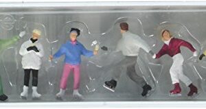 10315 Sports & Recreation Ice Skaters pkg(6) HO Scale Figure