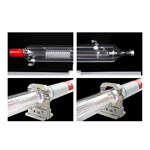 Cloudray RECI CO2 Laser Tube W2 CO2 Glass Laser Tube, 90W 100W Length 1200mm S2 Z2 Dia 80mm For CO2 Laser Engraver Cutting Machine