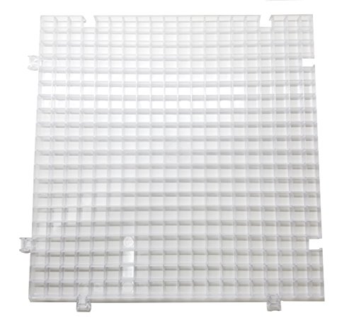 Creator's Waffle Grid 4-Pack - As Seen On HGTV/DIY Cool Tools Network - 100% USA - Solid Bottom Modular Surface - Glass Cutting, Small Parts, Liquid Containment, Grow Room, Etc. - Home, Office, Shop