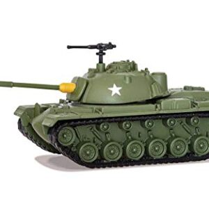 Corgi Diecast World of Tanks M48 Patton Tank with in Game Codes Military Fit The Box Scale Model WT91201, Dark Army Green