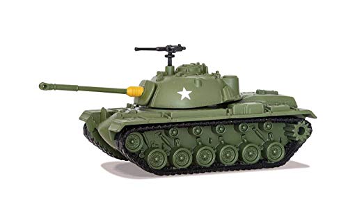 Corgi Diecast World of Tanks M48 Patton Tank with in Game Codes Military Fit The Box Scale Model WT91201, Dark Army Green