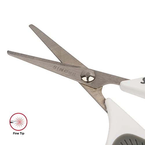 SINGER 4" Mini Detail Craft Scissors with Comfort Grip