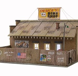 Woodland Scenics BR5845 O Scale Deuce's Bike Shop Kit