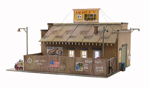 Woodland Scenics BR5845 O Scale Deuce's Bike Shop Kit