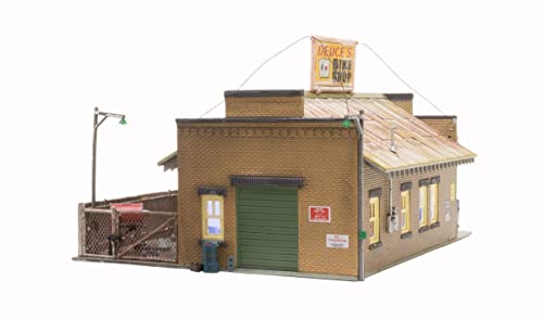 Woodland Scenics BR5845 O Scale Deuce's Bike Shop Kit