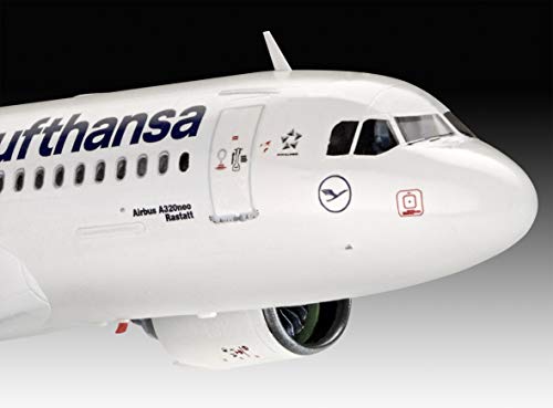 Revell 03942 Airbus A320 Neo Model Kit, 1:144 Scale, Multi-Color