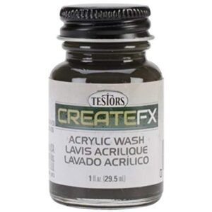 Testor Corp. Createfx Acrylic Wash 1oz-Black