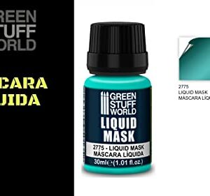 Green Stuff World Liquid Mask - 30ml for Models and Miniatures Hobbies GSW 2775