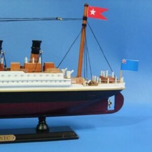 Hampton Nautical RMS Titanic Cruise Ship, 14" , White