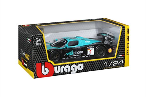 Bburago 1:24 Scale Race Maserati MC12 Model Car (Black/Blue)