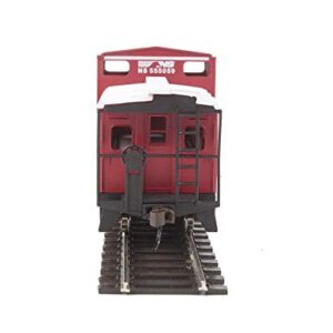 Walthers Trainline HO Scale Model Norfolk Southern Vision Caboose, Red/White