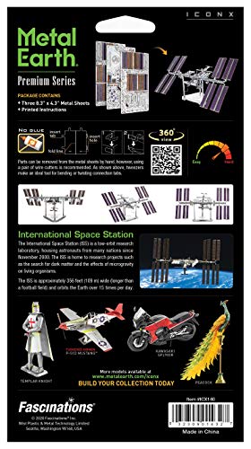 Metal Earth Premium Series International Space Station 3D Metal Model Kit Fascinations