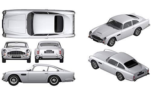 Airfix Aston Martin DB5 Silver 1:32 Sports Car Plastic Model Gift Set A50089B