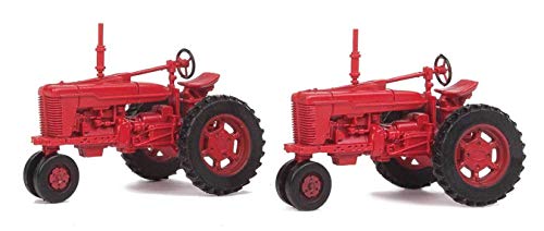 Walthers RED TRACTORS - 2 PACK