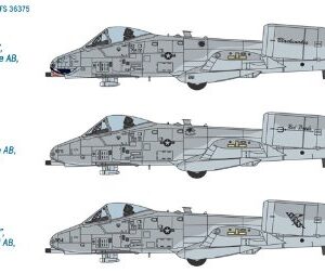 Italeri 2725S A-10C Blacksnakes Model Aircraft 1: 48