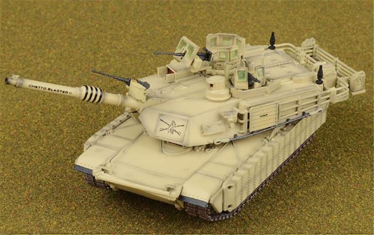 Panzerkampf M1A2 Abrams TUSK US Army 4th Armored Div 1/72 DIECAST Tank Pre-Built Model