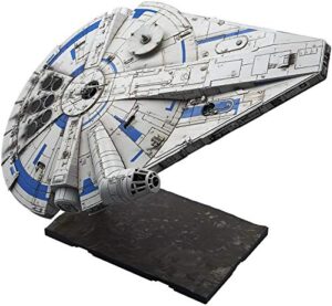 bandai hobby star wars 1/144 plastic model millennium falcon (lando calrissian ver.) “solo: a star wars story”