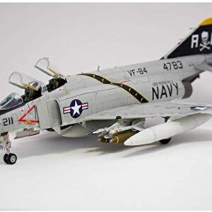 1/48 USN F-4J VF-84 Jolly Rogers 12305 with 3 Lifelike Pilot Figures - Plastic Model Kit