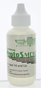 m.t.h. electric trains protosmoke fluid, christmas 2oz