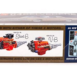 AMT - 1964 Plymouth Belvedere (w/Straight 6 Engine) 2T, 1:25 (AMT1188M), White