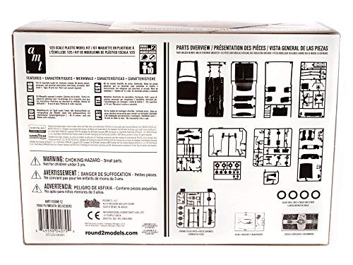 AMT - 1964 Plymouth Belvedere (w/Straight 6 Engine) 2T, 1:25 (AMT1188M), White