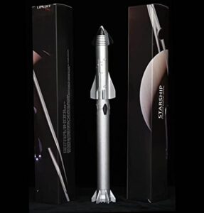 spacex starship rocket model super heavy rocket bfr model decoration desktop home office ornaments, 12.5 inches